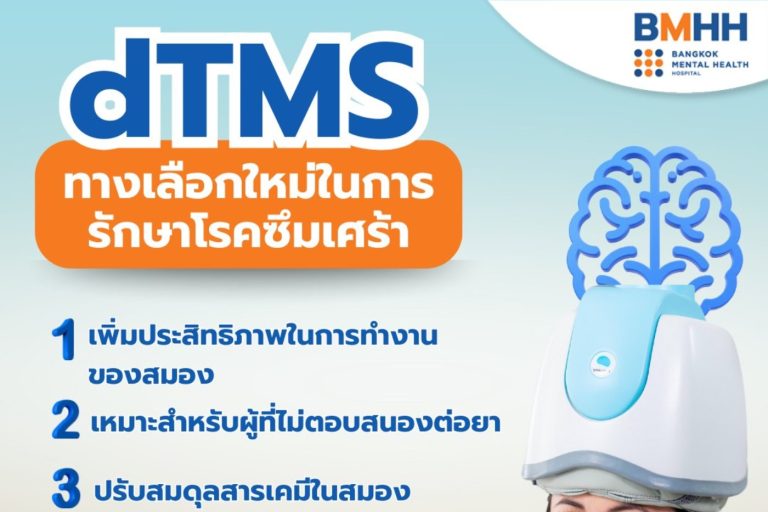 dTMS (deep Transcranial Magnetic Stimulation) - Bangkok Mental Health ...